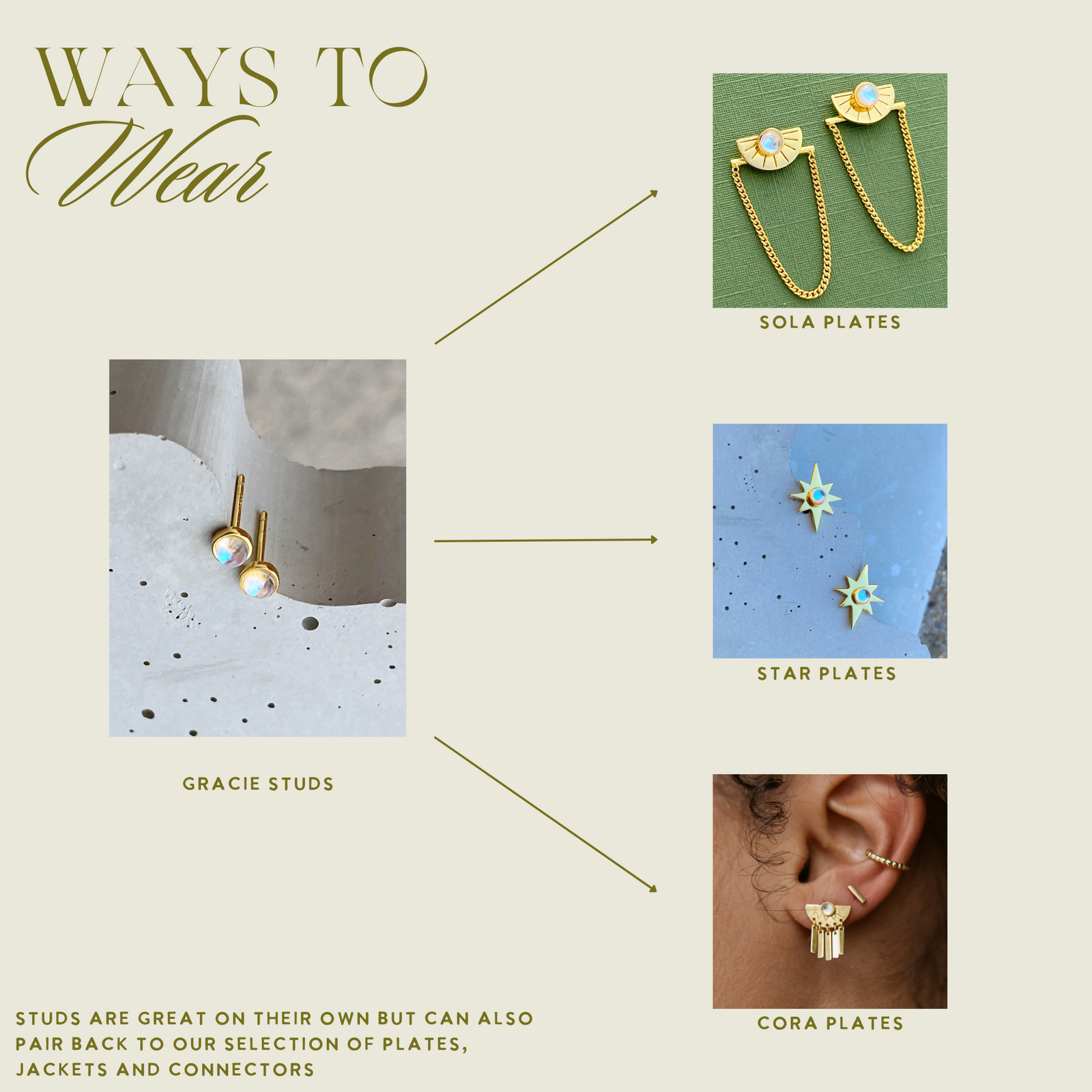 Gracie Studs – www.earkit.com
