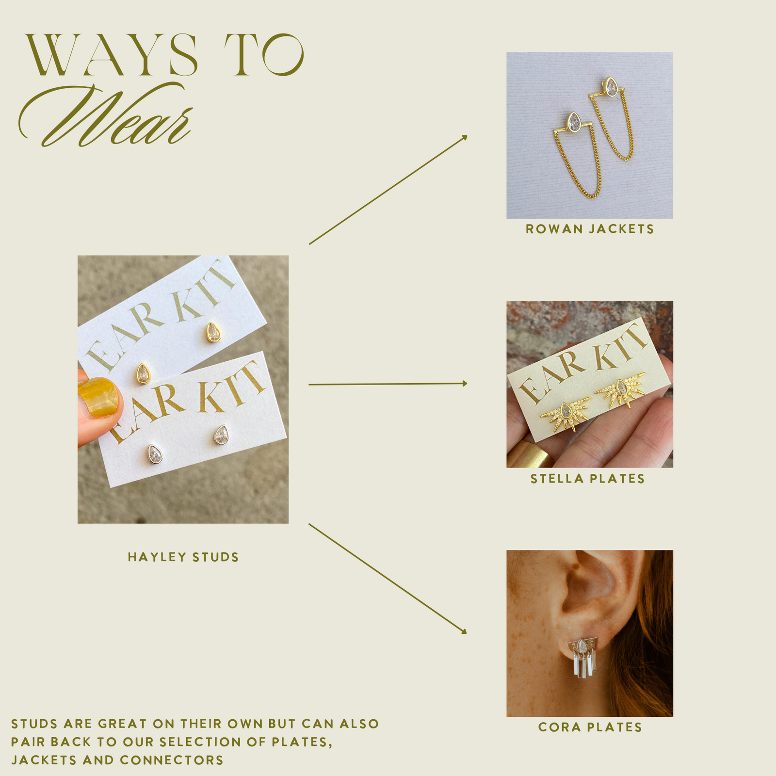 Hayley Studs – www.earkit.com